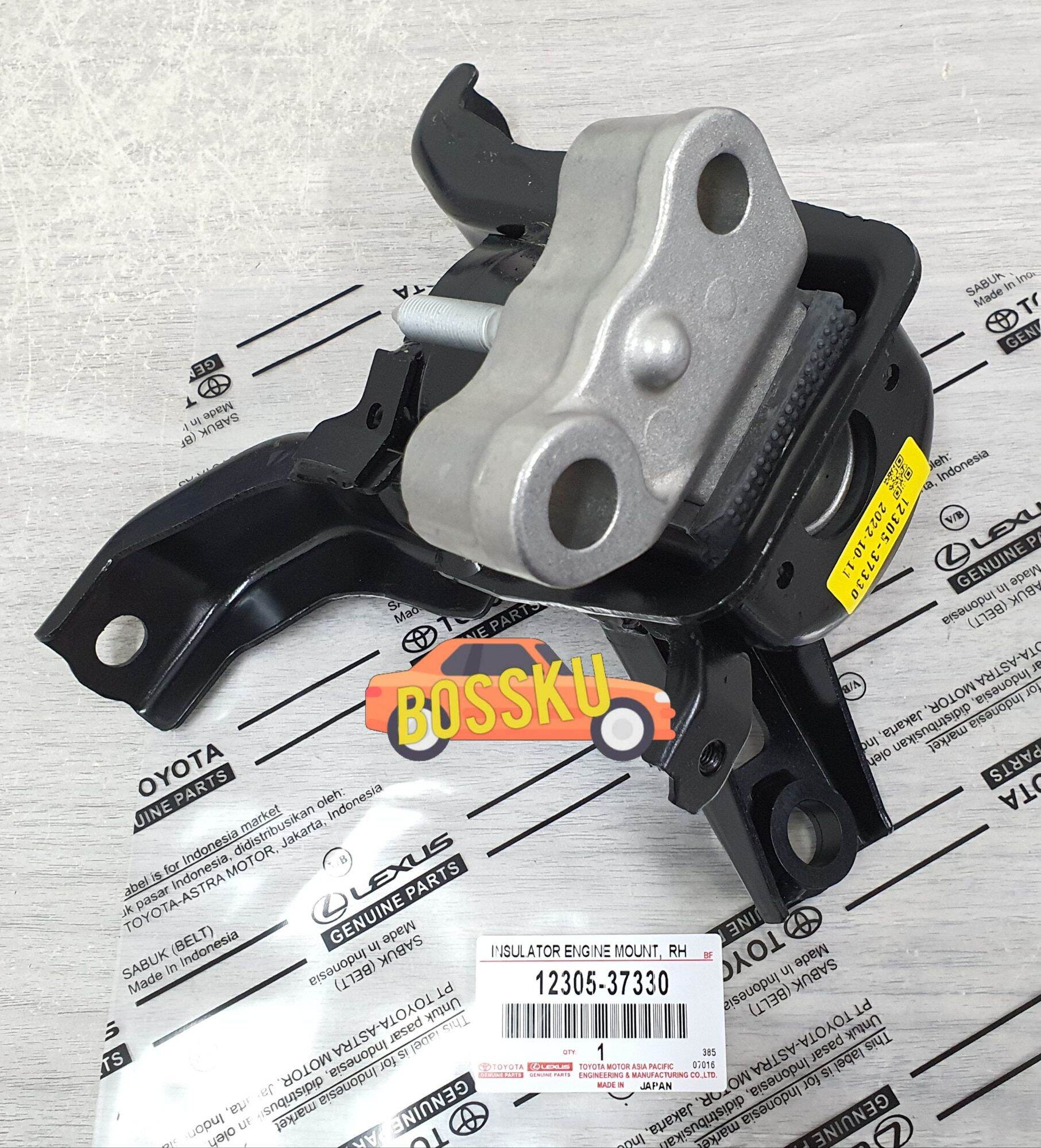 RIGHT ENGINE MOUNTING - TOYOTA HARRIER 2.0 L ZSU65 3ZRFAE 4WD CVT 2014 ...