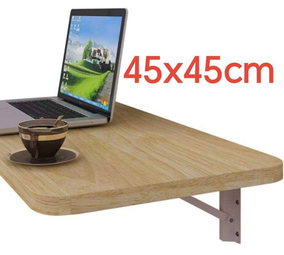 Solid Wood Simple Wall Table Folding Dining Hanging Desk Small ...