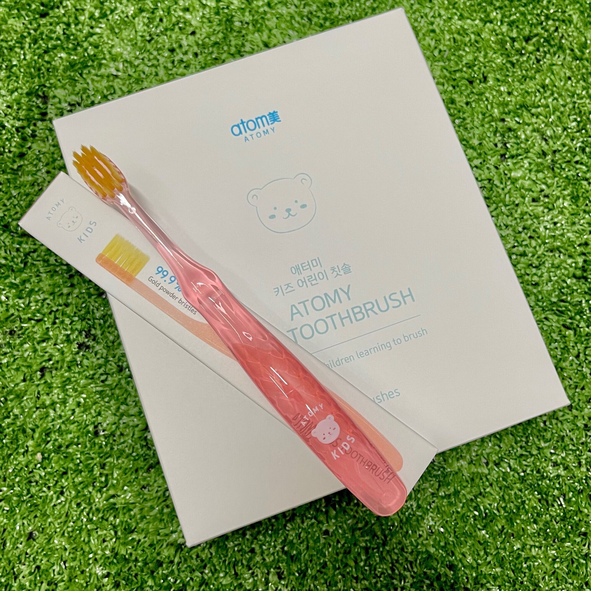 Atomy Kids Toothbrush 艾多美儿童黄金奈米牙刷 玛卡龙色系 | Lazada