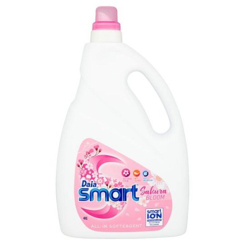 Daia Smart Liquid Detergent All-In Softergent 4kg Sakura Blossoms | Lazada