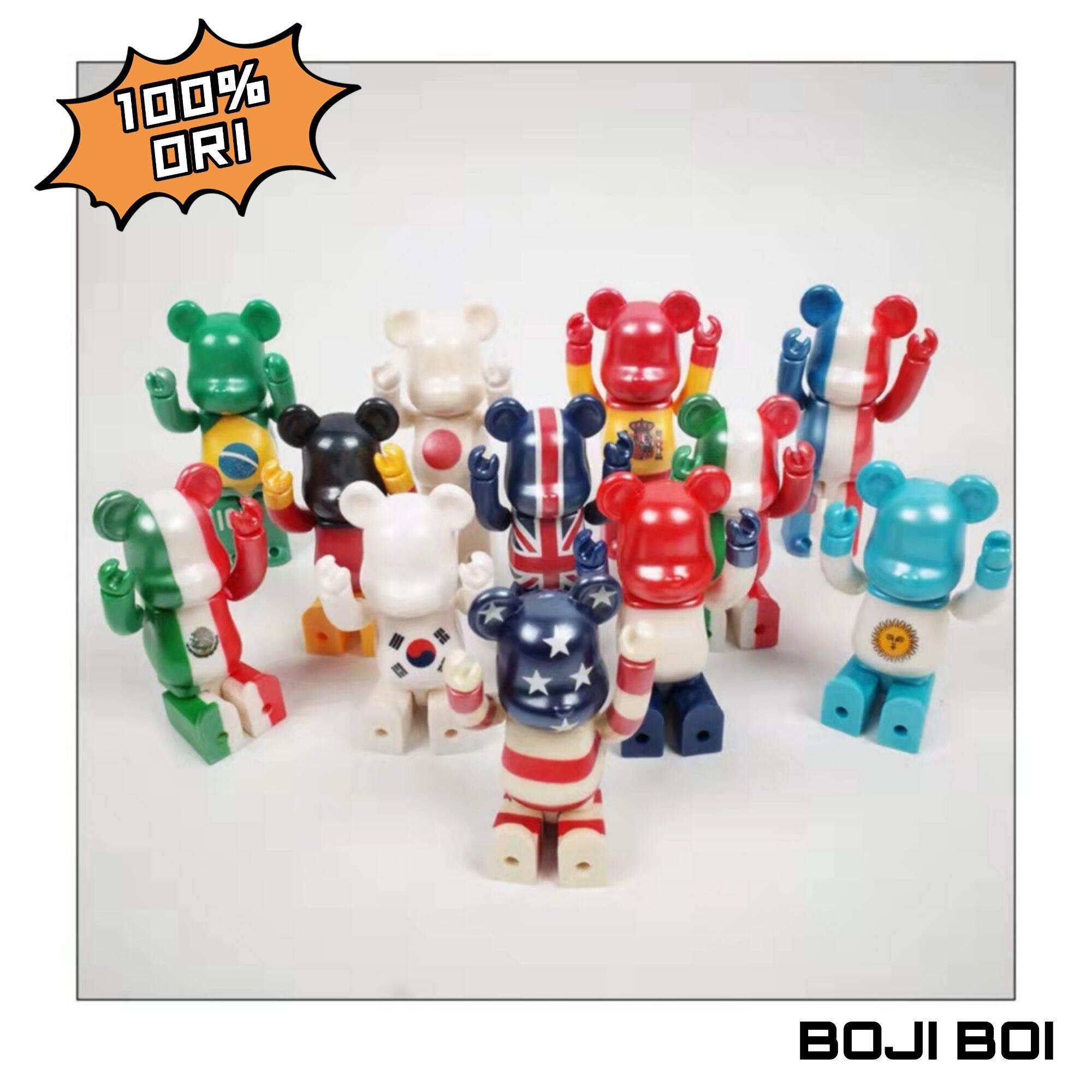 Original Medicom Toy Bearbrick 100% World Cup 2006 Football Team Flag ...