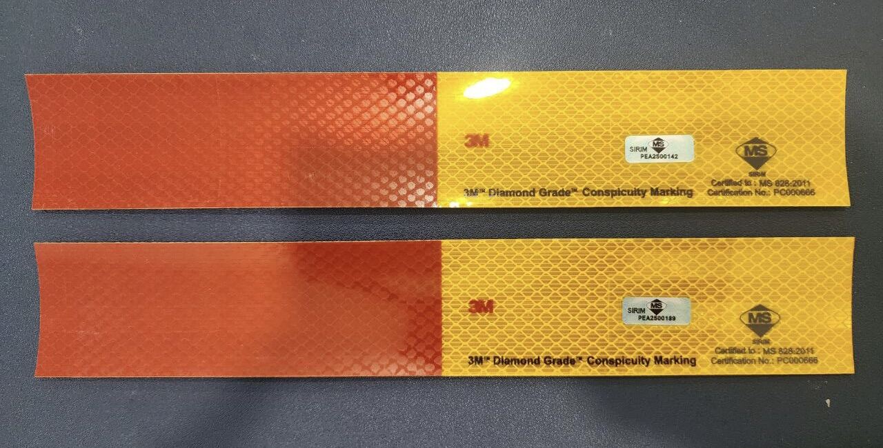 (2pcs) Type 5 3M Side Marking Reflector Sticker / 3M Reflective Sticker ...