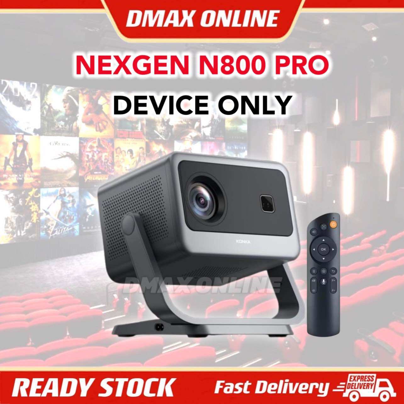 NEXGEN N800 PRO Projector Home Ultra HD Smart Projector Decoding 4K ...