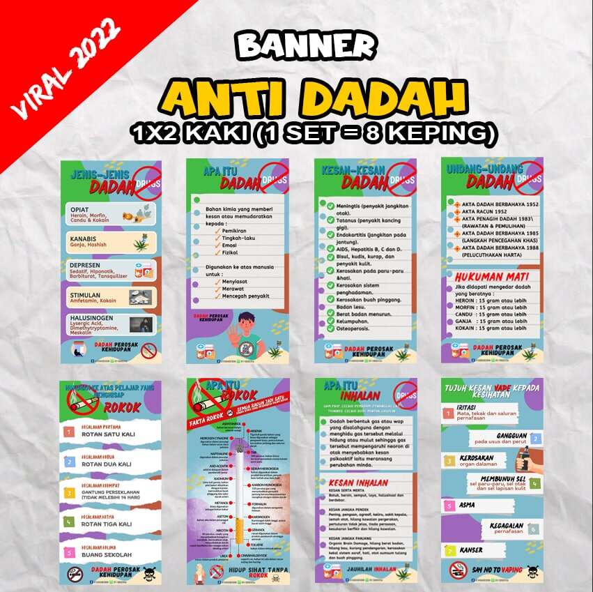 🔥Banner Anti DADAH PPDa | Lazada
