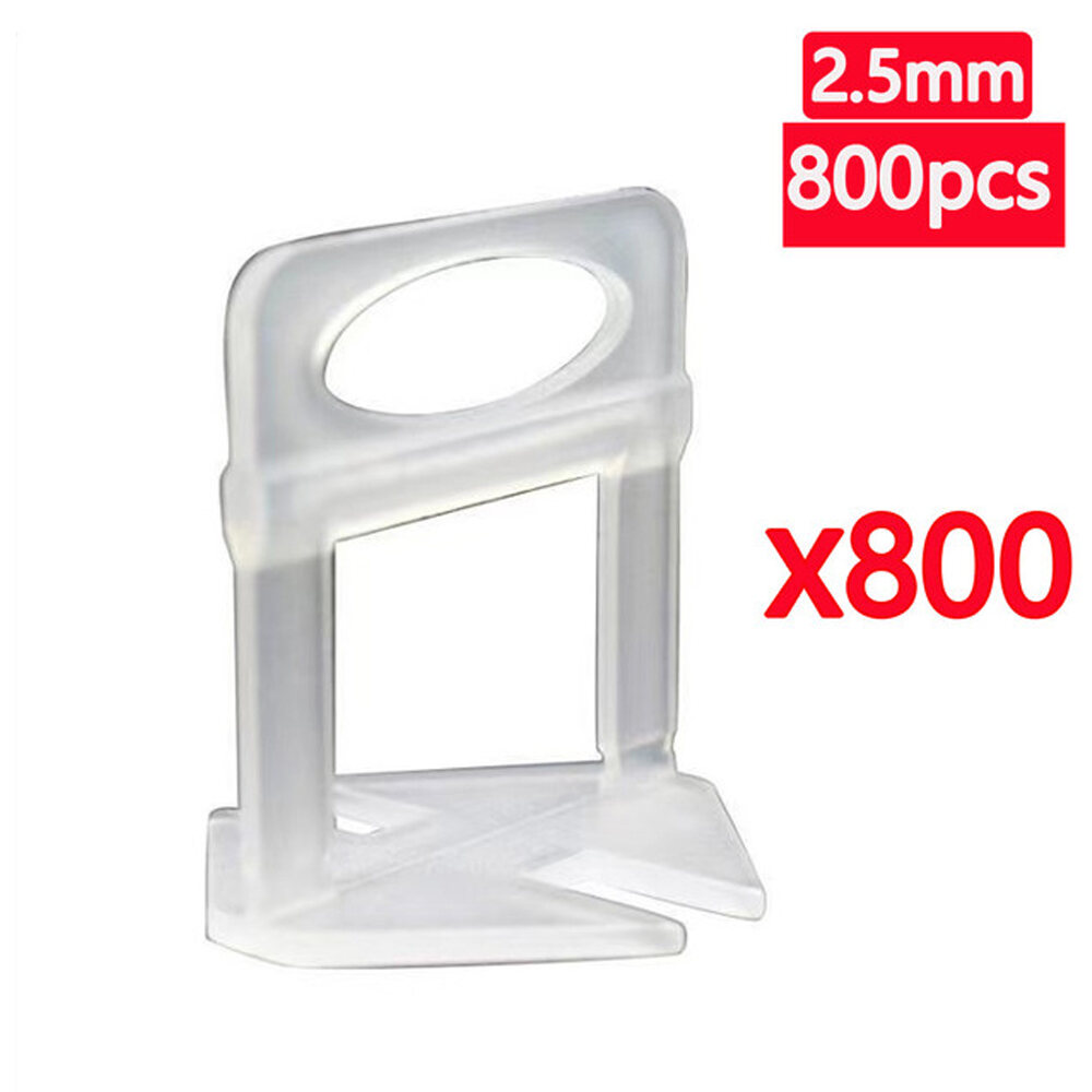 100-800PCS Floor Tile Leveling System Clips Spacers Straps Tile Piler ...