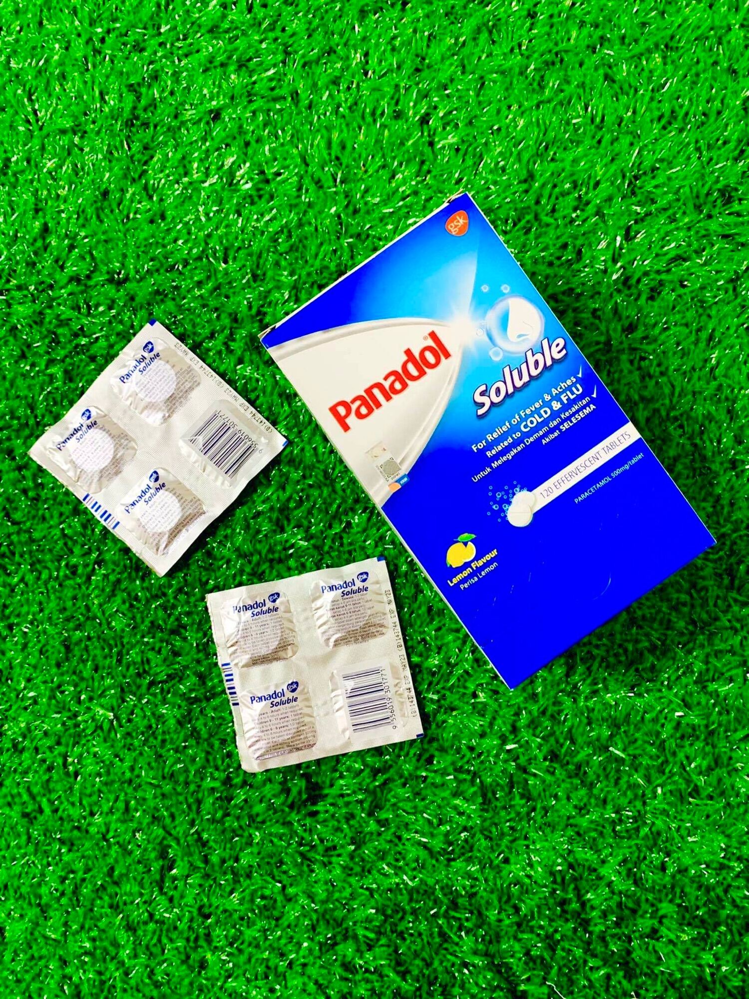 PANADOL SOLUBLE 500mg [4 Tablet] [EXP:2025] [PARACETAMOL] | Lazada