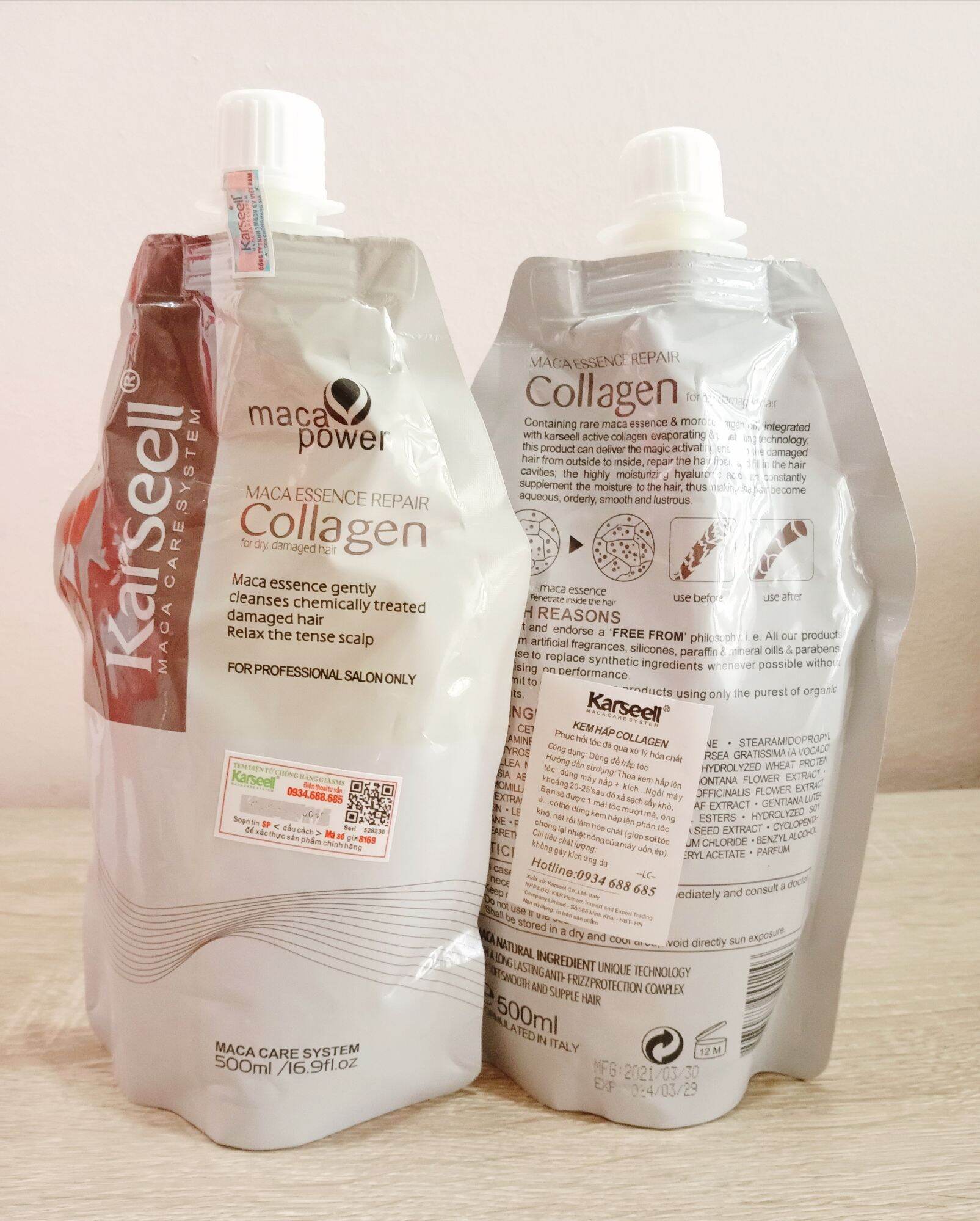 100% original - Karseell Maca Essence Repair Collagen Hair Care | Lazada