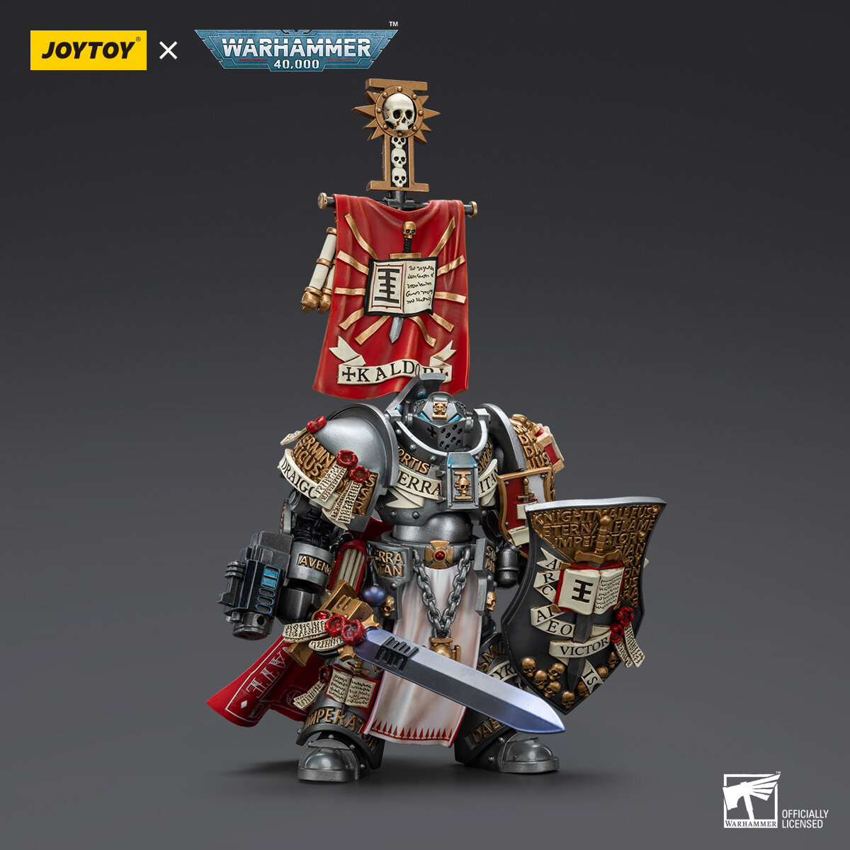 Joytoy Hammer of War 40K Grey Knight Terminator Lord Movable Model ...