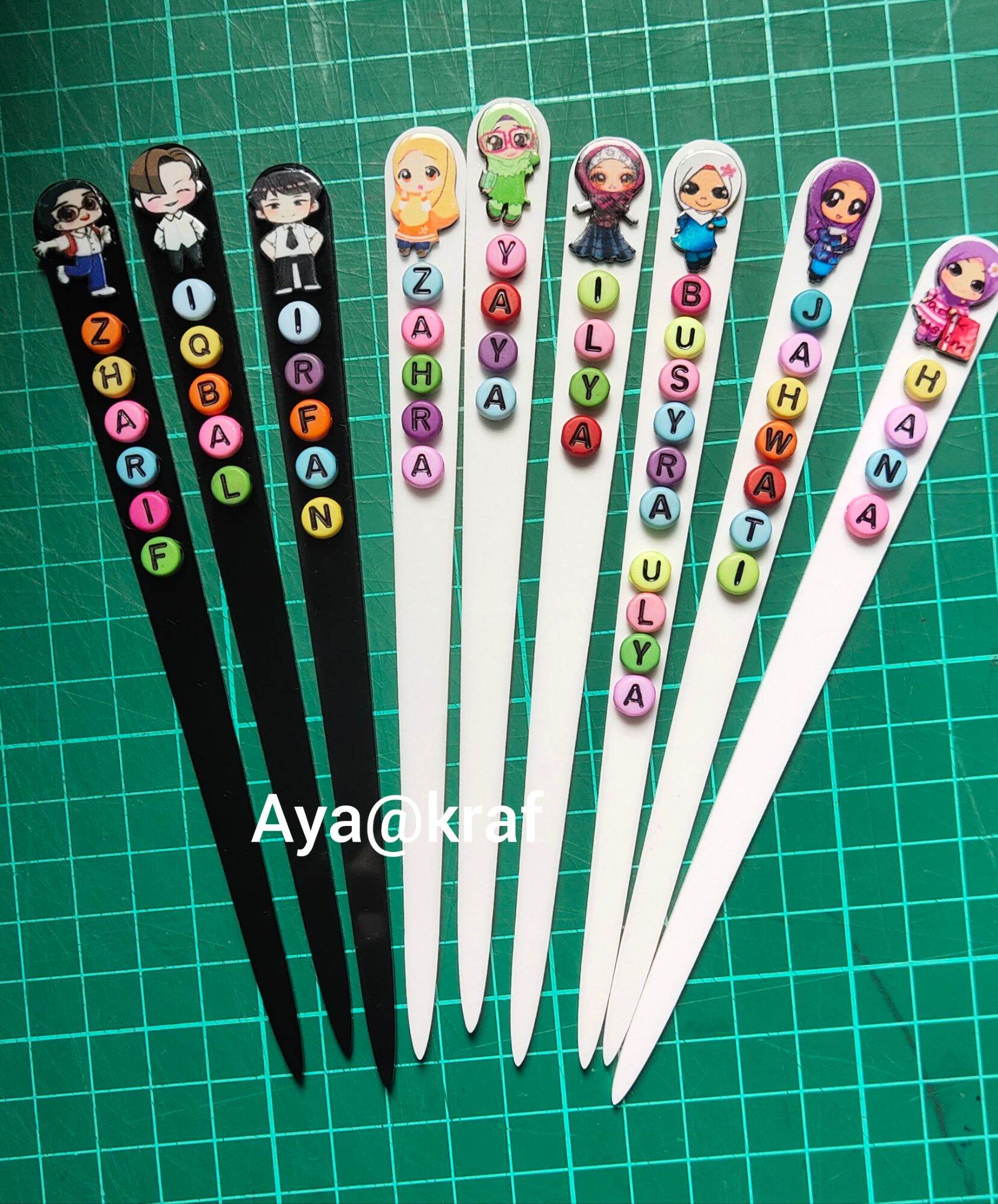 PENUNJUK AL-QURAN PENANDA BUKU NAMA COMEL | Lazada