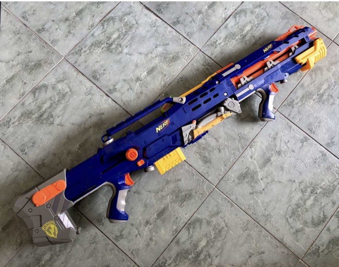 Used NERF Elite Longshot CS-6 sniper toy blaster | Lazada