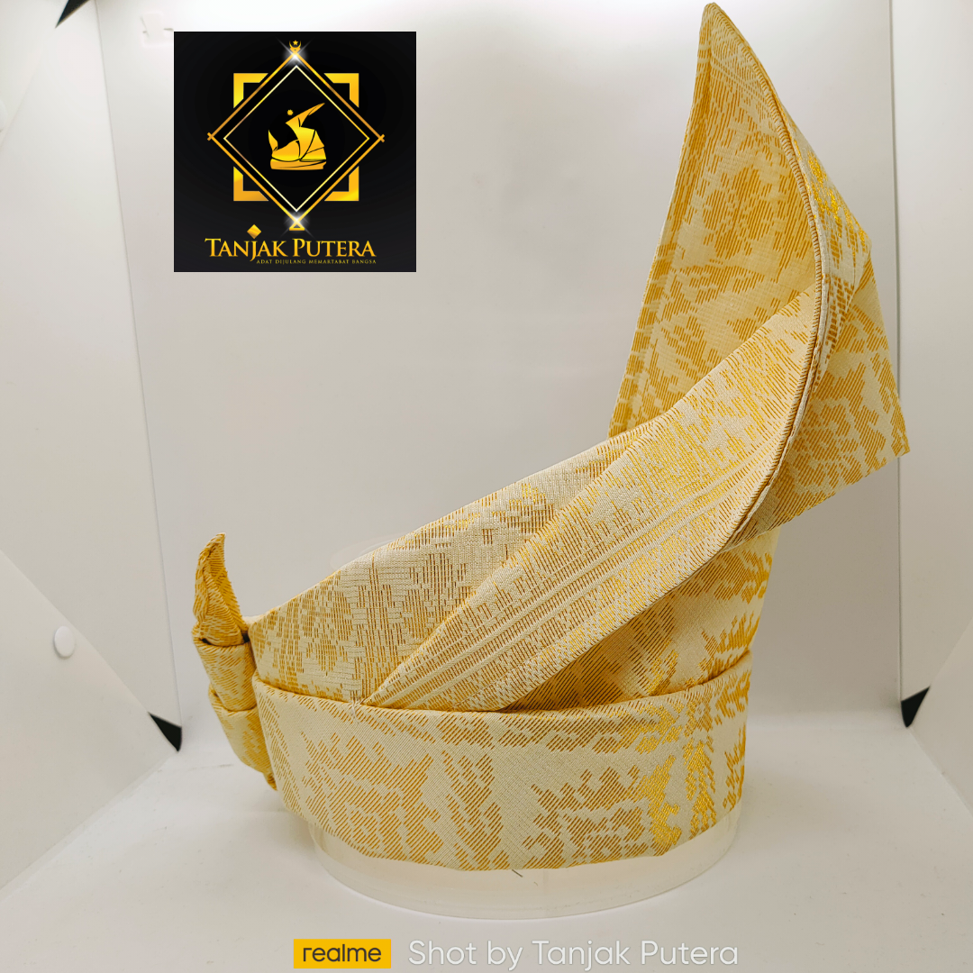 Tanjak Songket Penuh Cream Dewasa | Lazada