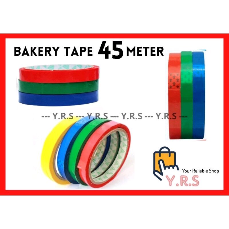 Bakery Tape/Roti Tape/Seal Tape/Pack Vegetable/Seal Bag/Tape Pack Sayur ...