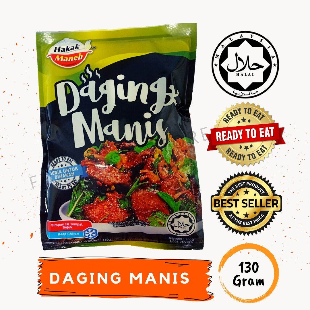 Pekasam Hakak Maneh Daging Manis Daging Dengan Sos Thai Dan Serbuk ...
