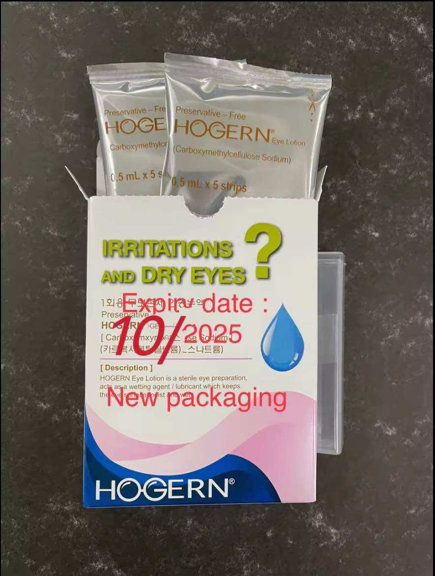 HOGERN EYE LOTION Unidose Eyedrop (0.50ml x 10 Pcs) | Lazada