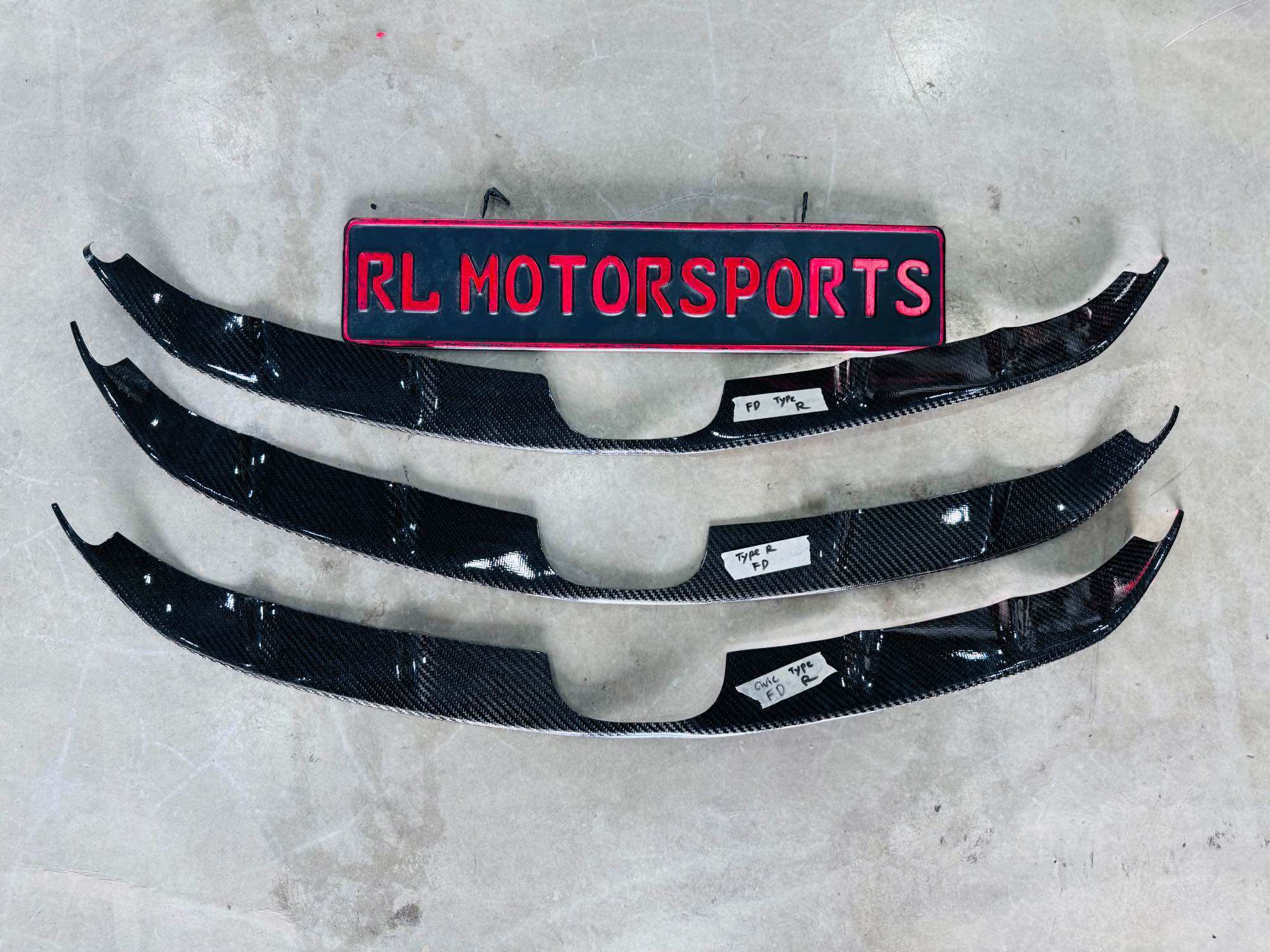 Honda civic FD FD2 FD2R 2006 - 2011 Carbon fiber type R front grill ...