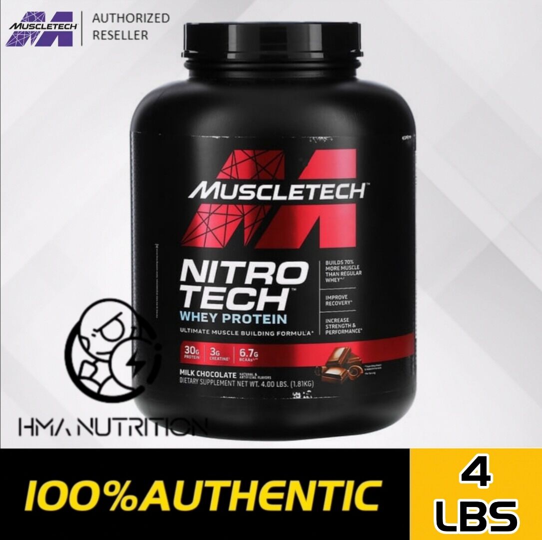 MuscleTech Nitro Tech (4LBS.) NitroTech [Whey Protein] | Lazada