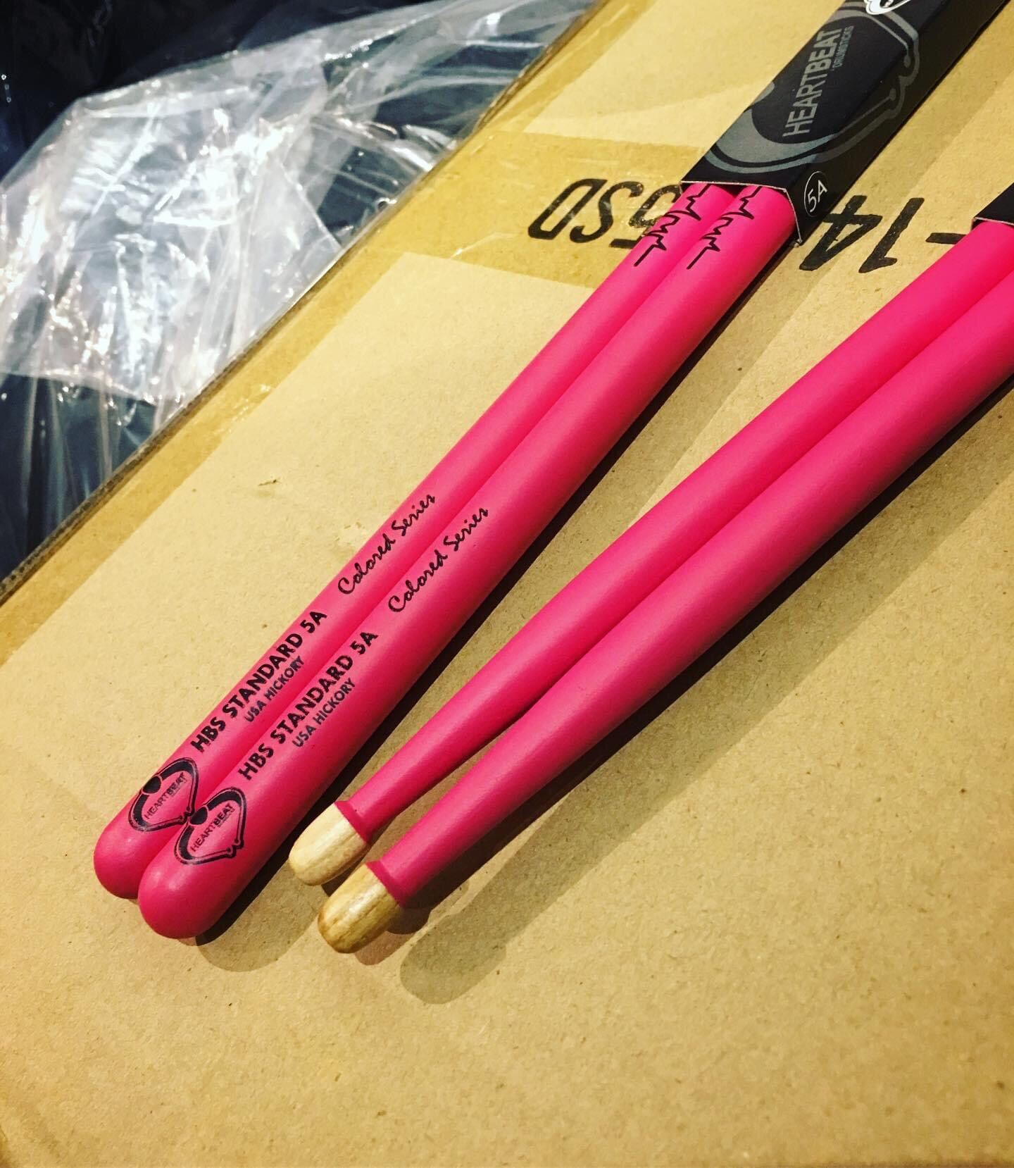 Heartbeat Drumsticks HBS5A Coloured Series (Pink) | Lazada