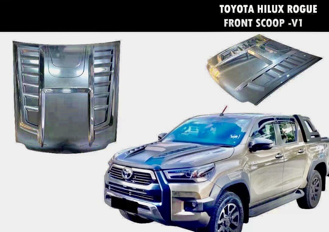 Toyota Hilux Revo rogue V1 2020 2021 2022 front bonet hood scoop cover ...