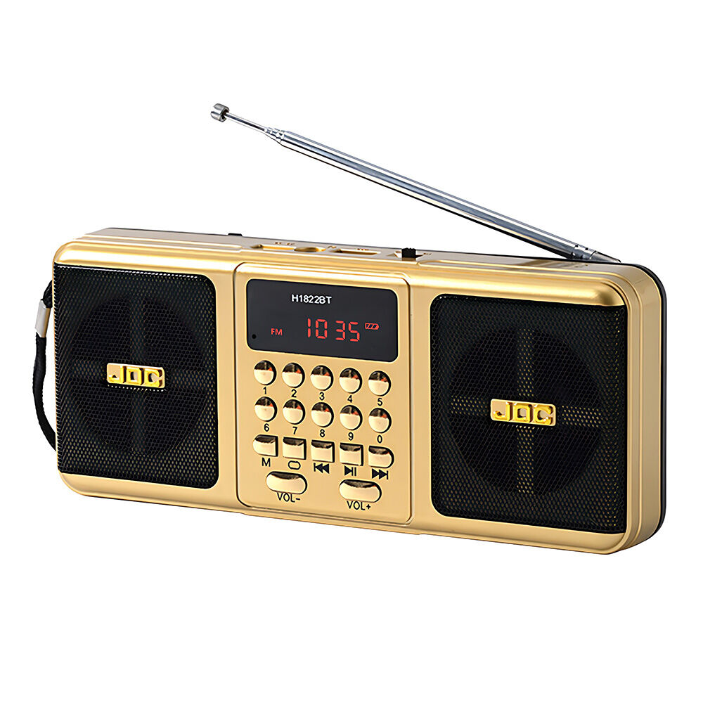 Portable Stereo FM Radio Wireless Speakers USB TF Card Player ...