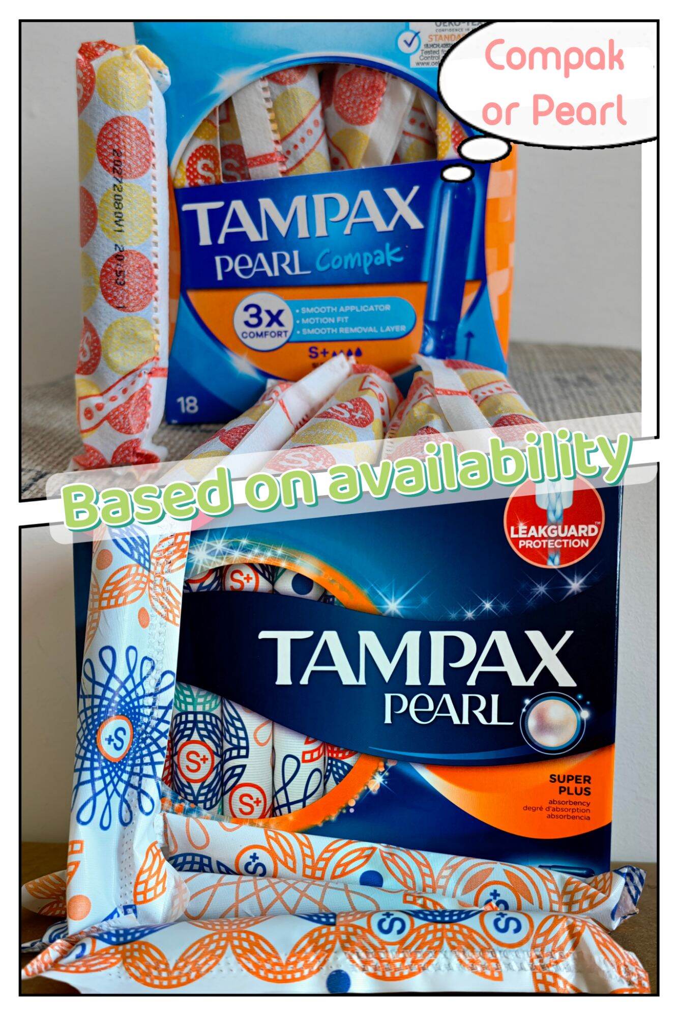 现货KL Ready stock🇲🇾 (Trial/ Repack) Tampax Pearl Tampon with applicator ...