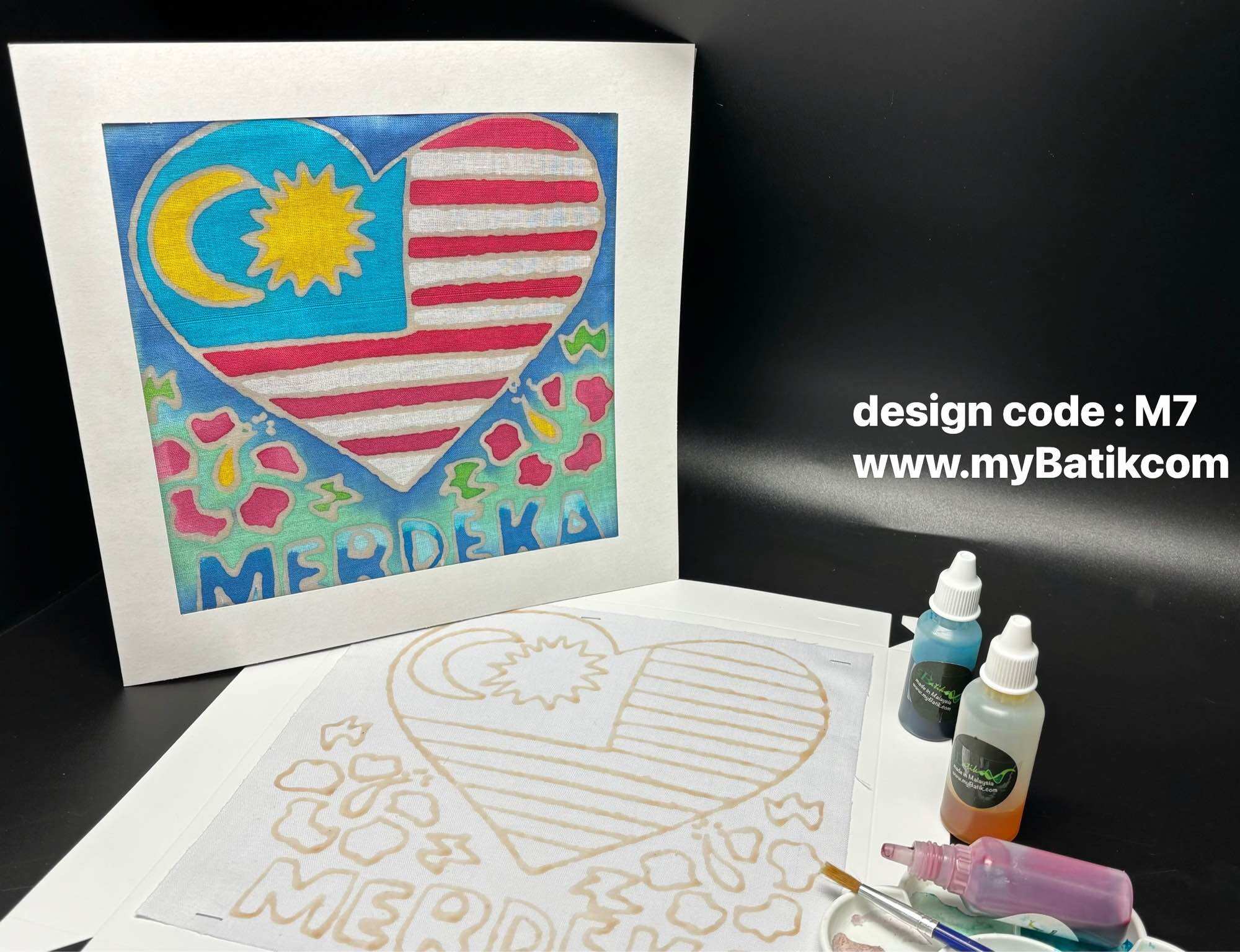 Merdeka Batik Design for DIY Batik Painting | Lazada