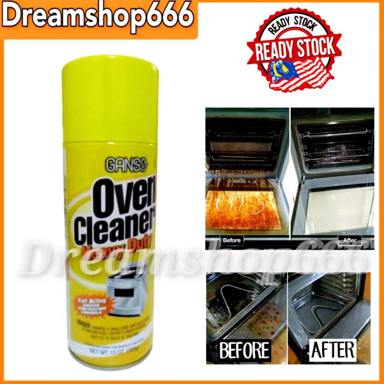 Ganso Oven Cleaner Heavy Duty/Pencuci Dapur Gas oven | Lazada