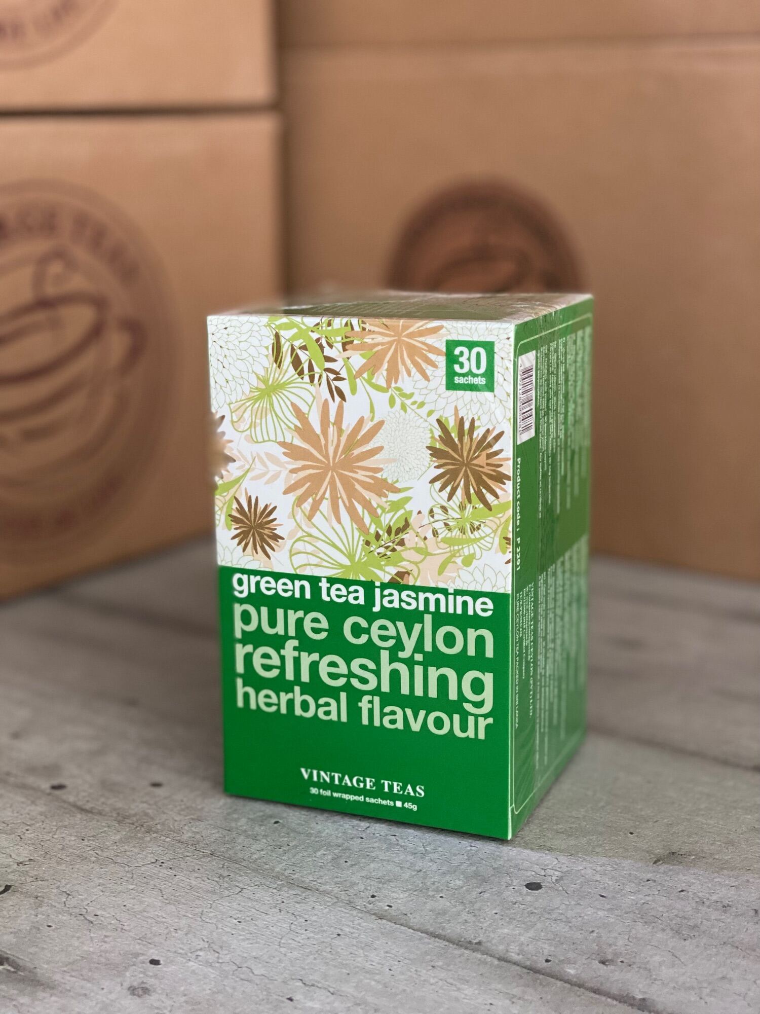 VINTAGE TEAS GREEN TEA JASMINE x 30 sachets | Lazada