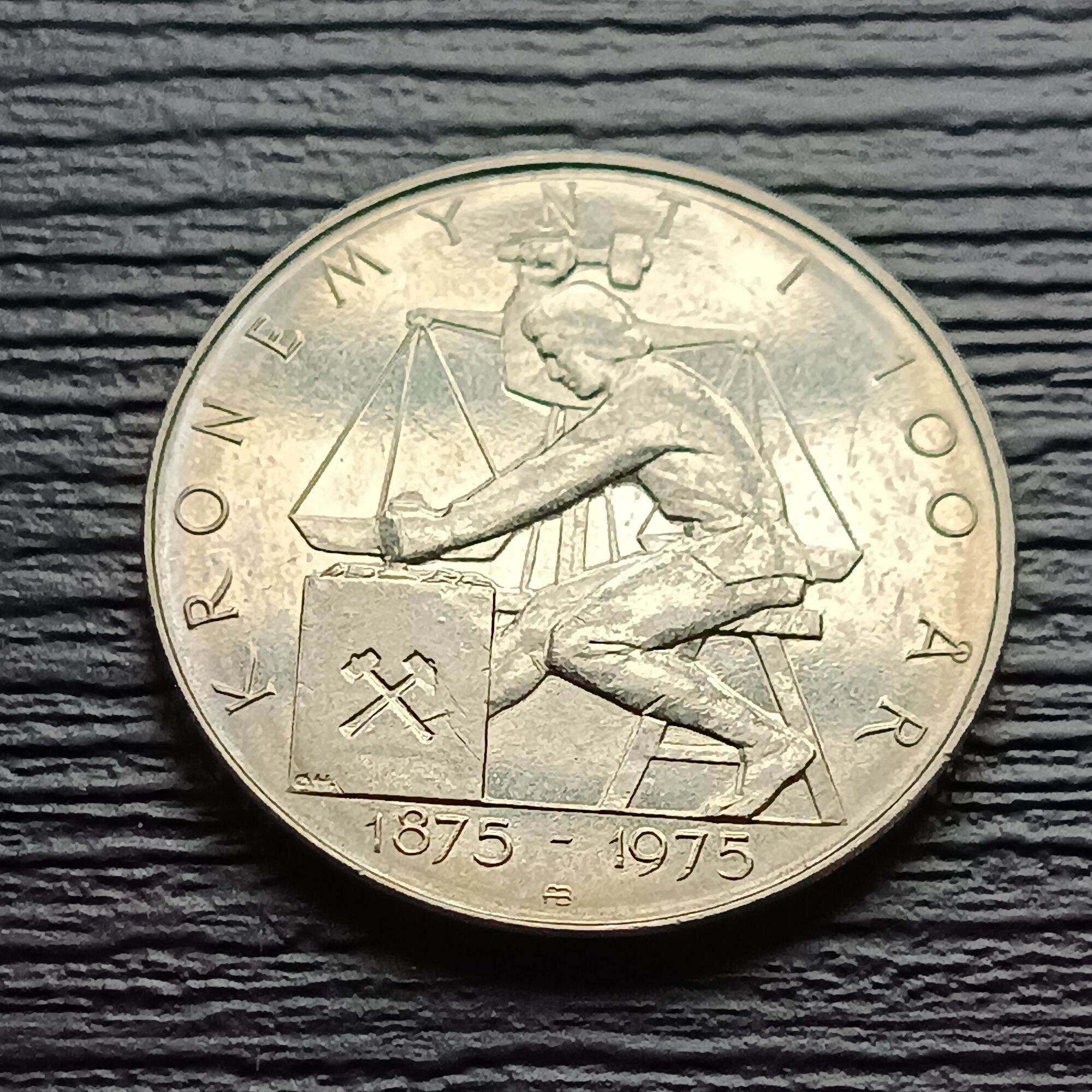 1975 Norway 5 Kroner - Krone Currency Anniversary ( 29.5mm Copper ...