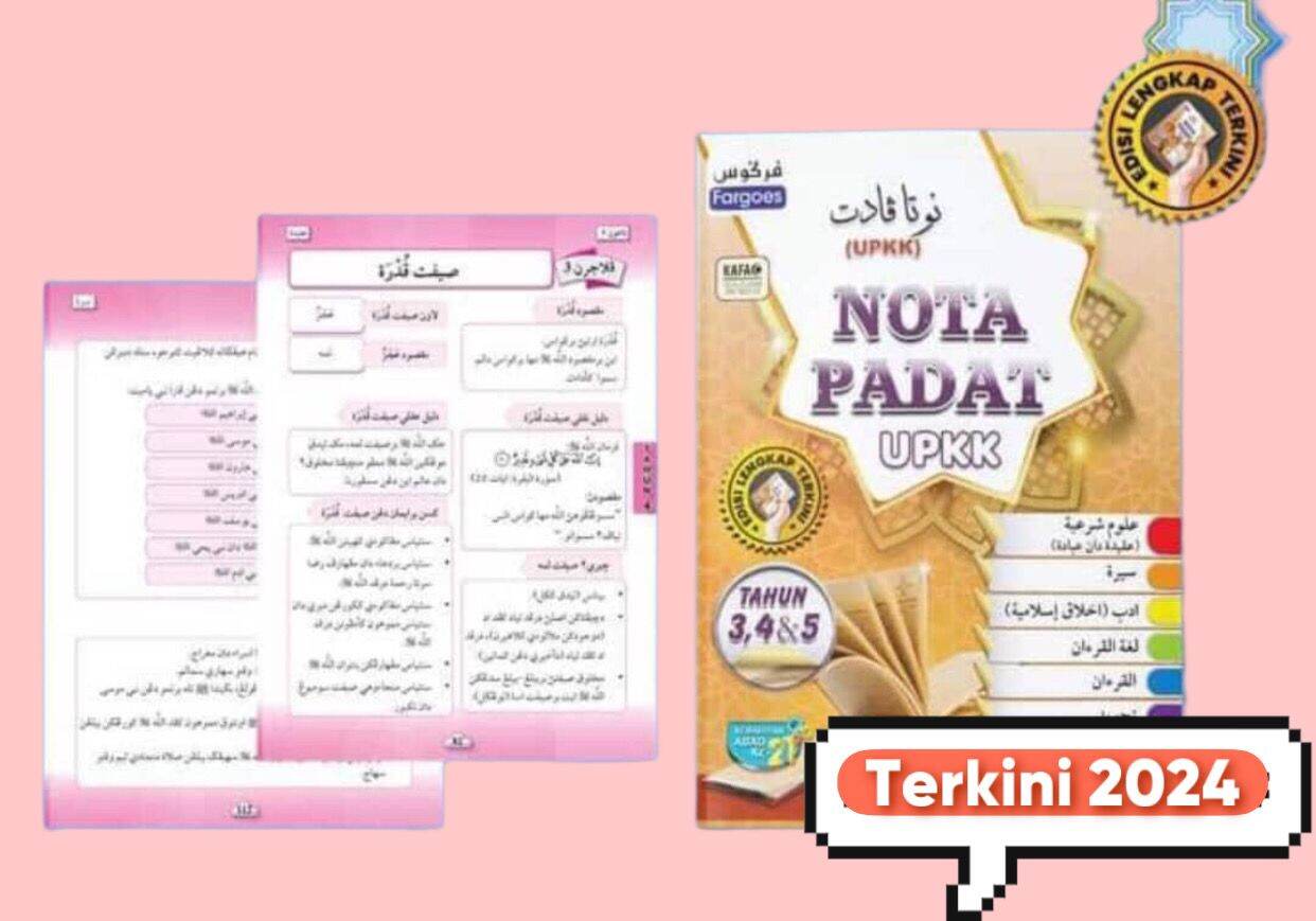 NOTA PADAT UPKK 2024 Fargoes skor 100% | Lazada