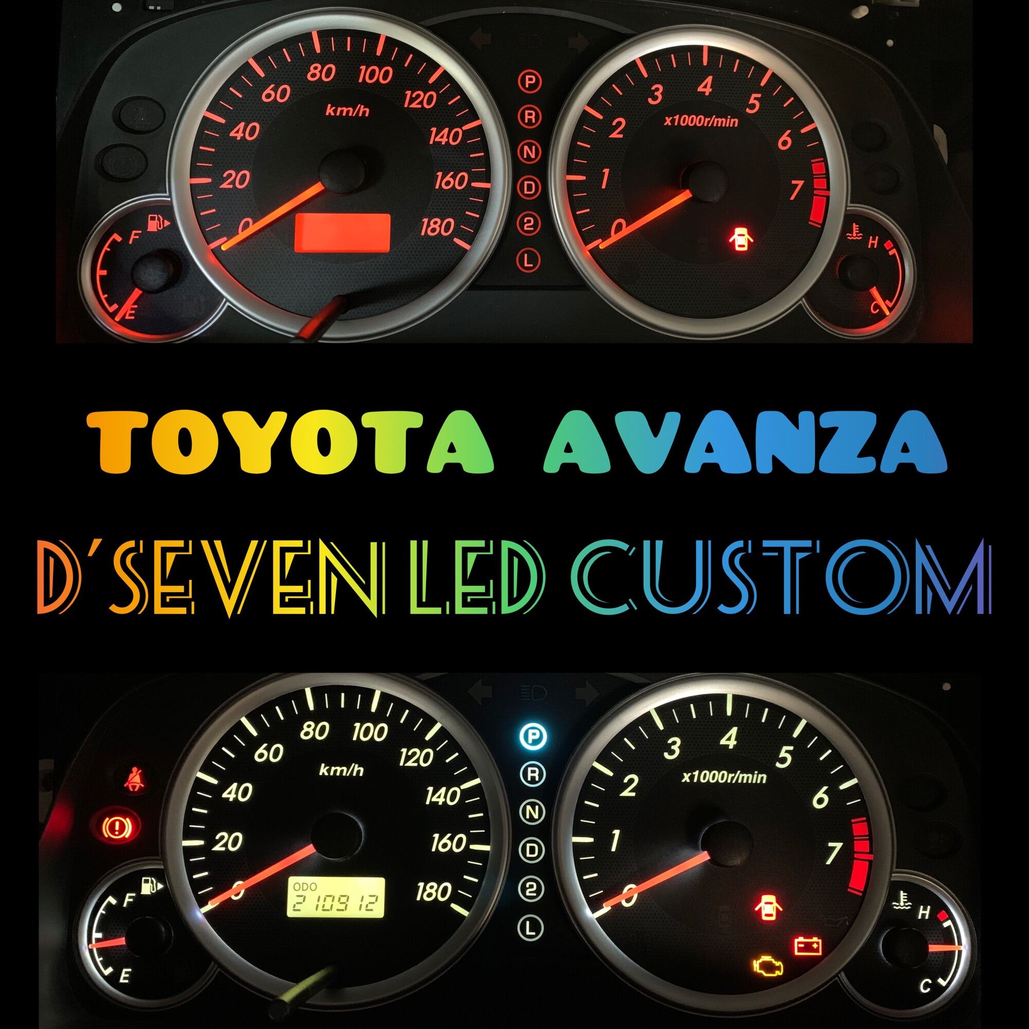 LED METER TOYOTA AVANZA | Lazada