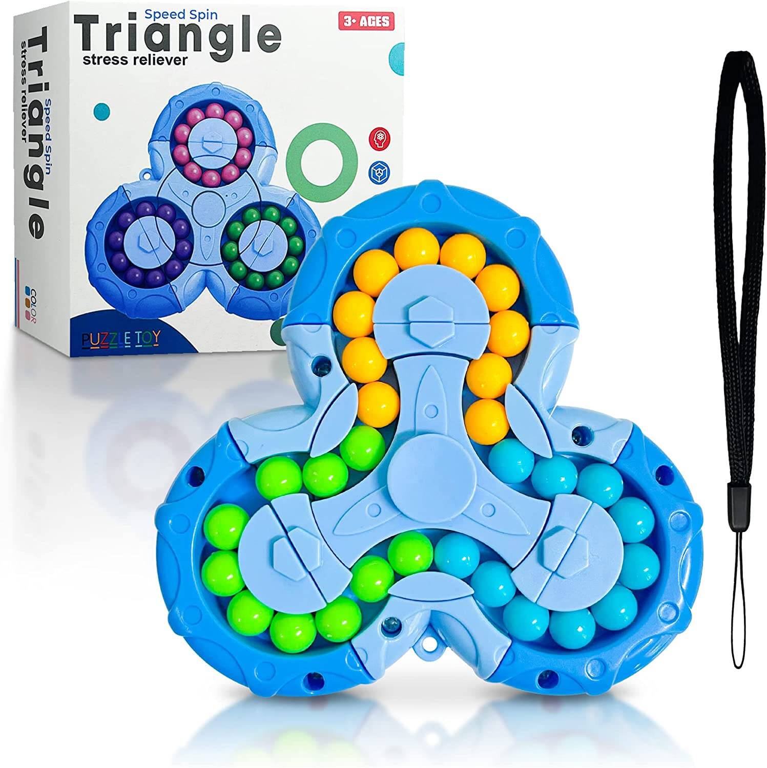 Rotating Magical Bean Cube Fingertip Toy Children Puzzles Creative ...