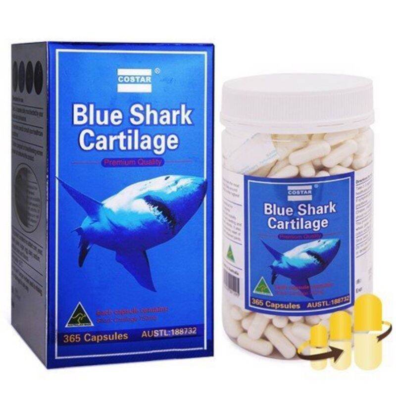 BLUE SHARK CARTILAGE 750MG 365 CAPSULES | Lazada
