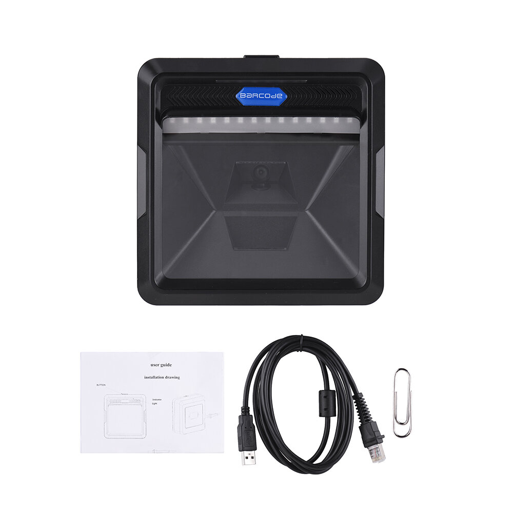 High Speed Barcode Scanner 1D 2D QR Code Bardcode Reader Accurate Code ...