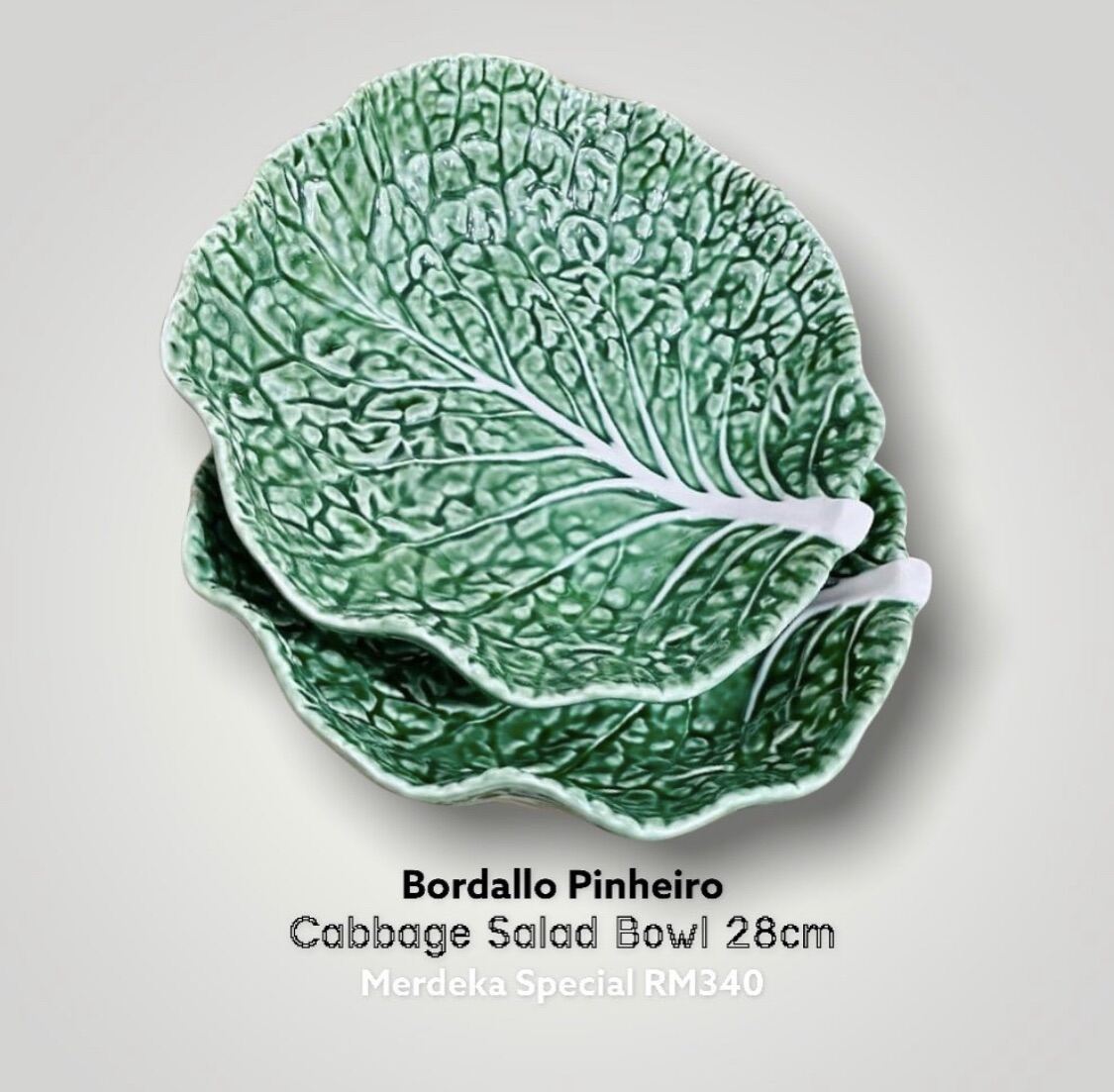 BORDALLO PINHEIRO Cabbage Bowl 28cm | Lazada