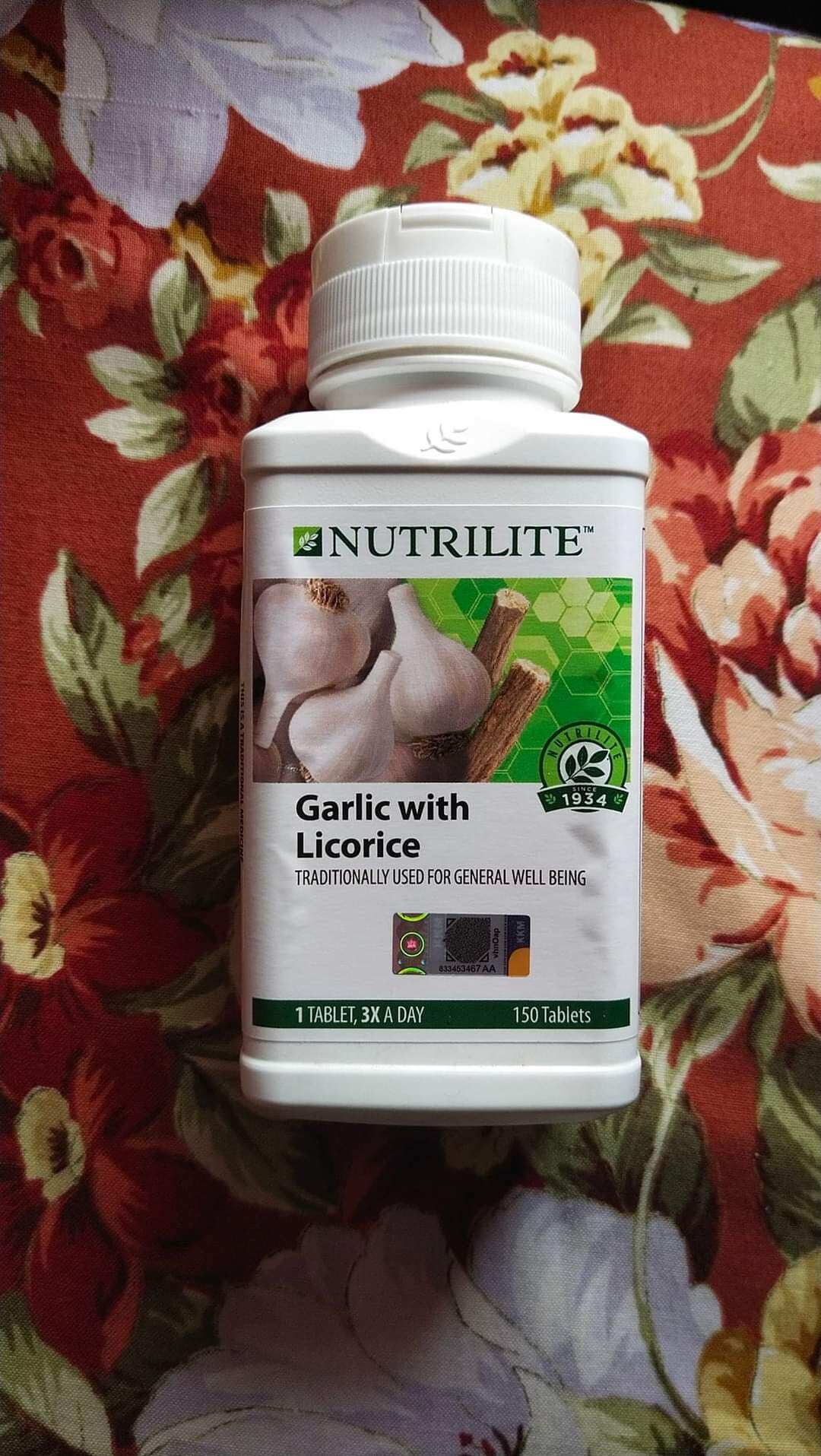 NUTRILITE GARLIC WITH LICORICE AMWAY | Lazada