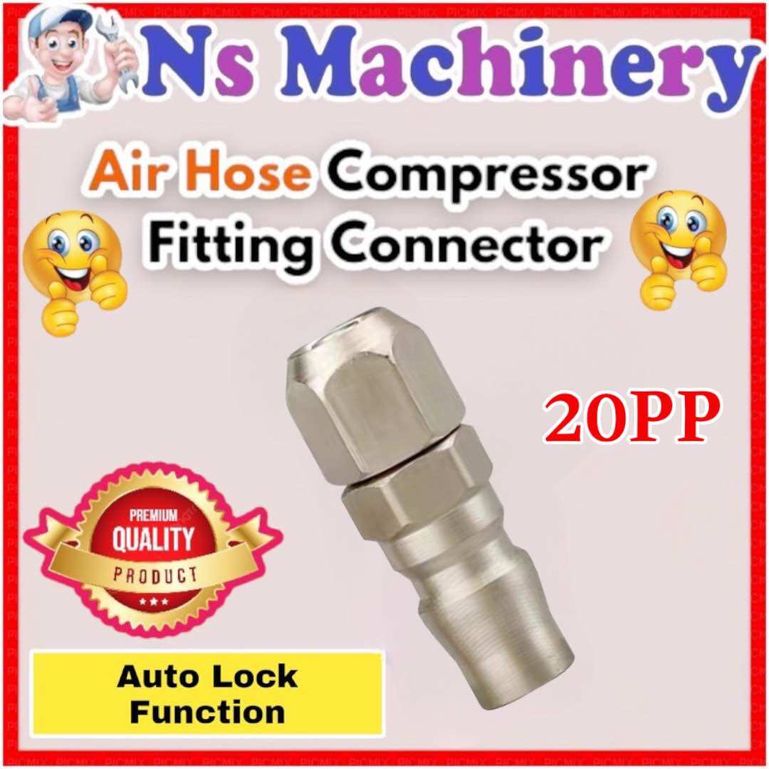 Air Hose Pneumatic Air Compressor Connector Coupler Socket Quick ...