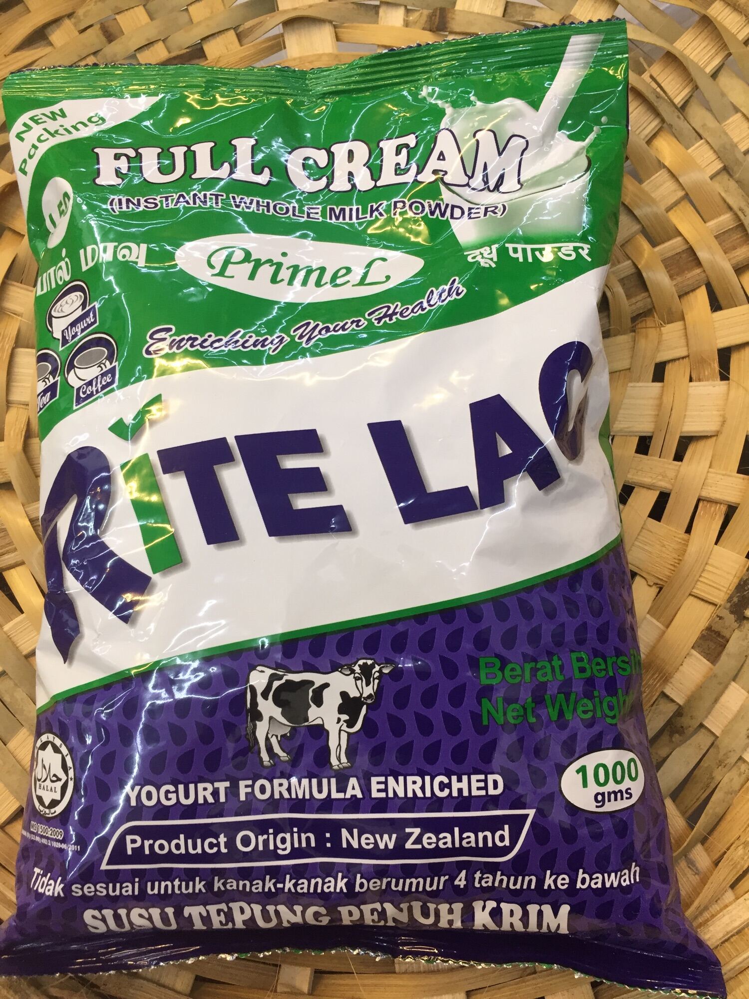 Prime L Instant Whole Milk Powder 1000g | Lazada