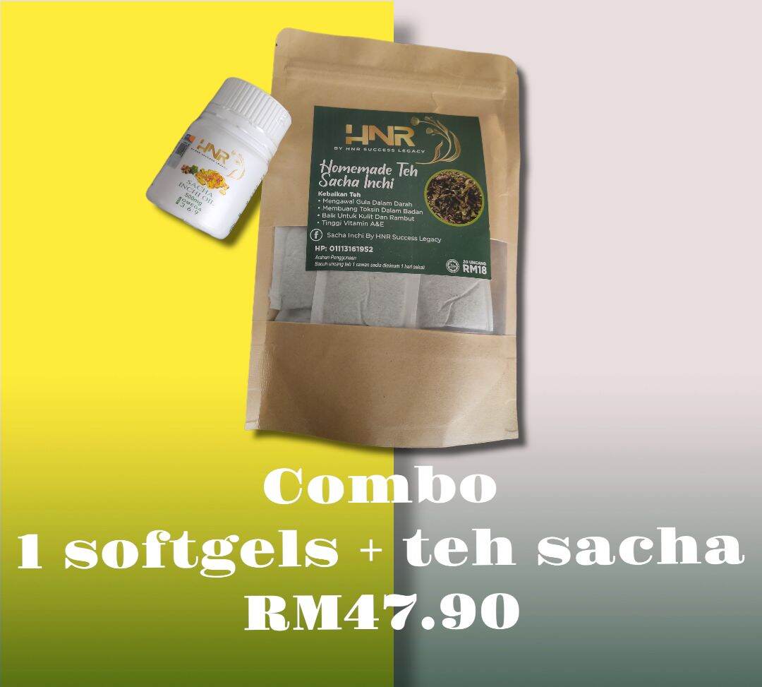 KAPSUL SACHA INCHI + TEH SACHA INCHI | Lazada