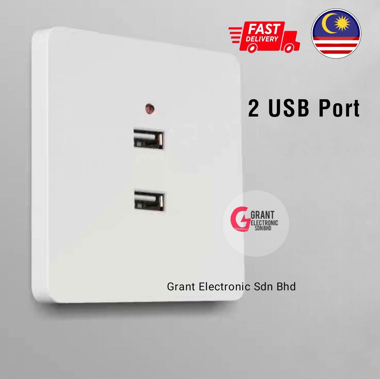 USB Charging Socket 13A Socket USB Wall Socket double USB Type C port ...