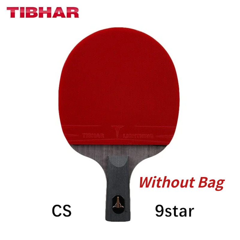 TIBHAR 9 Star Table Tennis Racket Superior Sticky Rubber Carbon Blade ...
