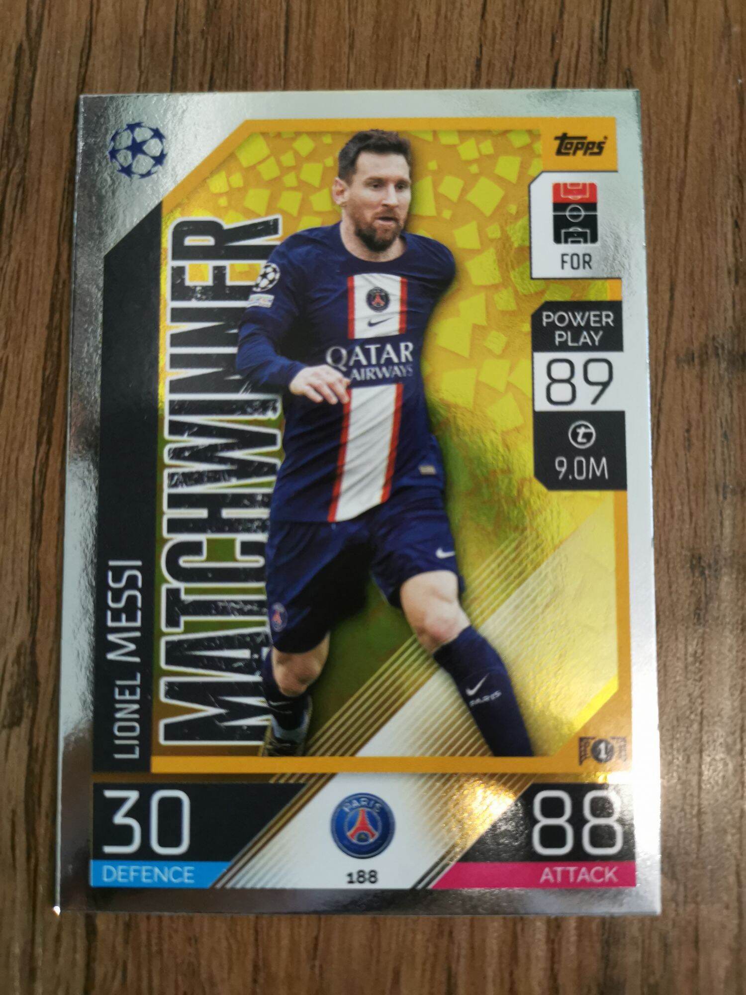 Topps Match Attax UCL 2022/23 Cristiano Ronaldo & Lionel Messi Match ...