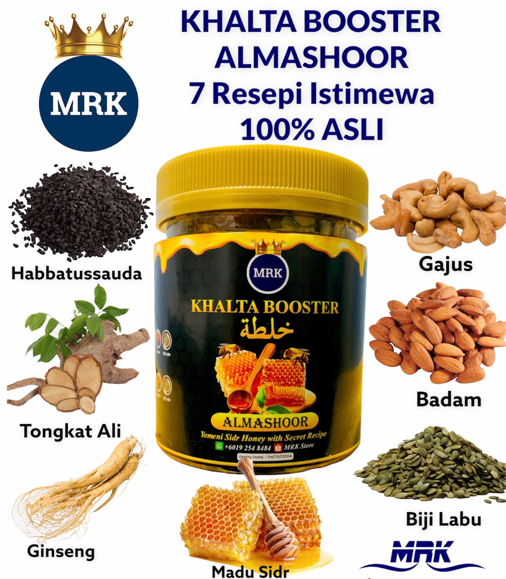 KHALTA BOOSTER ALMASHOOR KING (UTK LELAKI) | Lazada