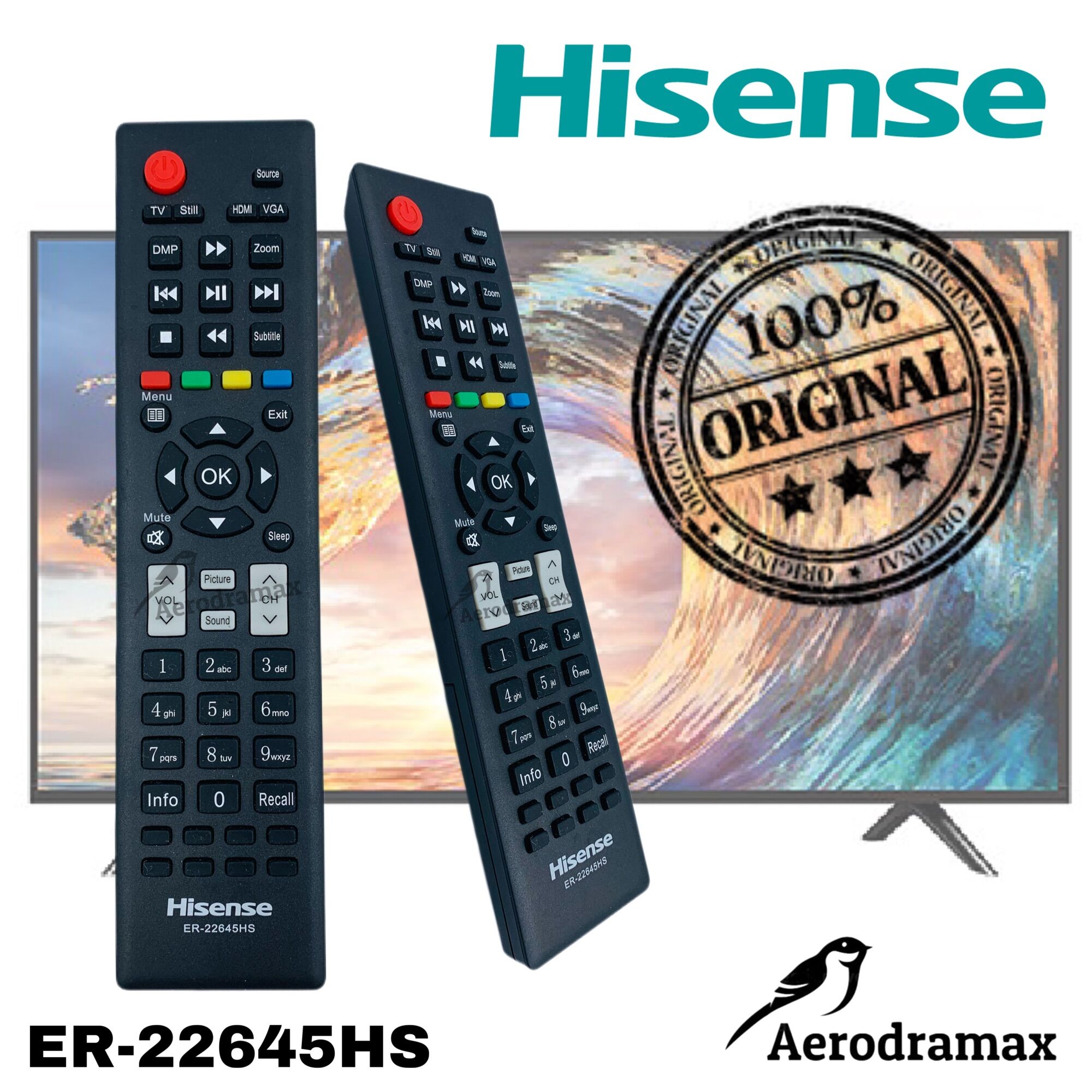 HISENSE ER-22645HS TV REMOTE CONTROL (ORIGINAL) | Lazada