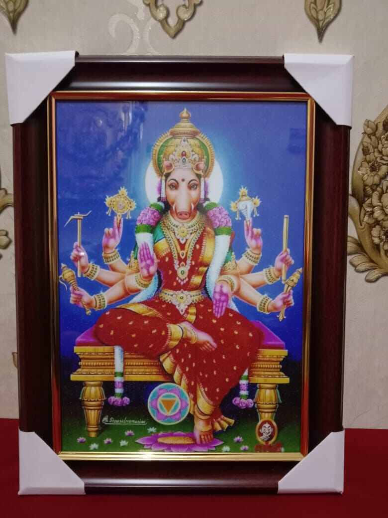 varahi Amman diamond photo frame.. | Lazada