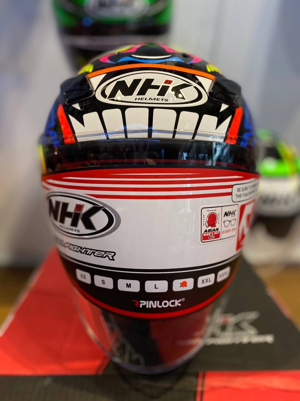 NHK R1 v2 REMI # BLACK BLUE GLOSSY | Lazada