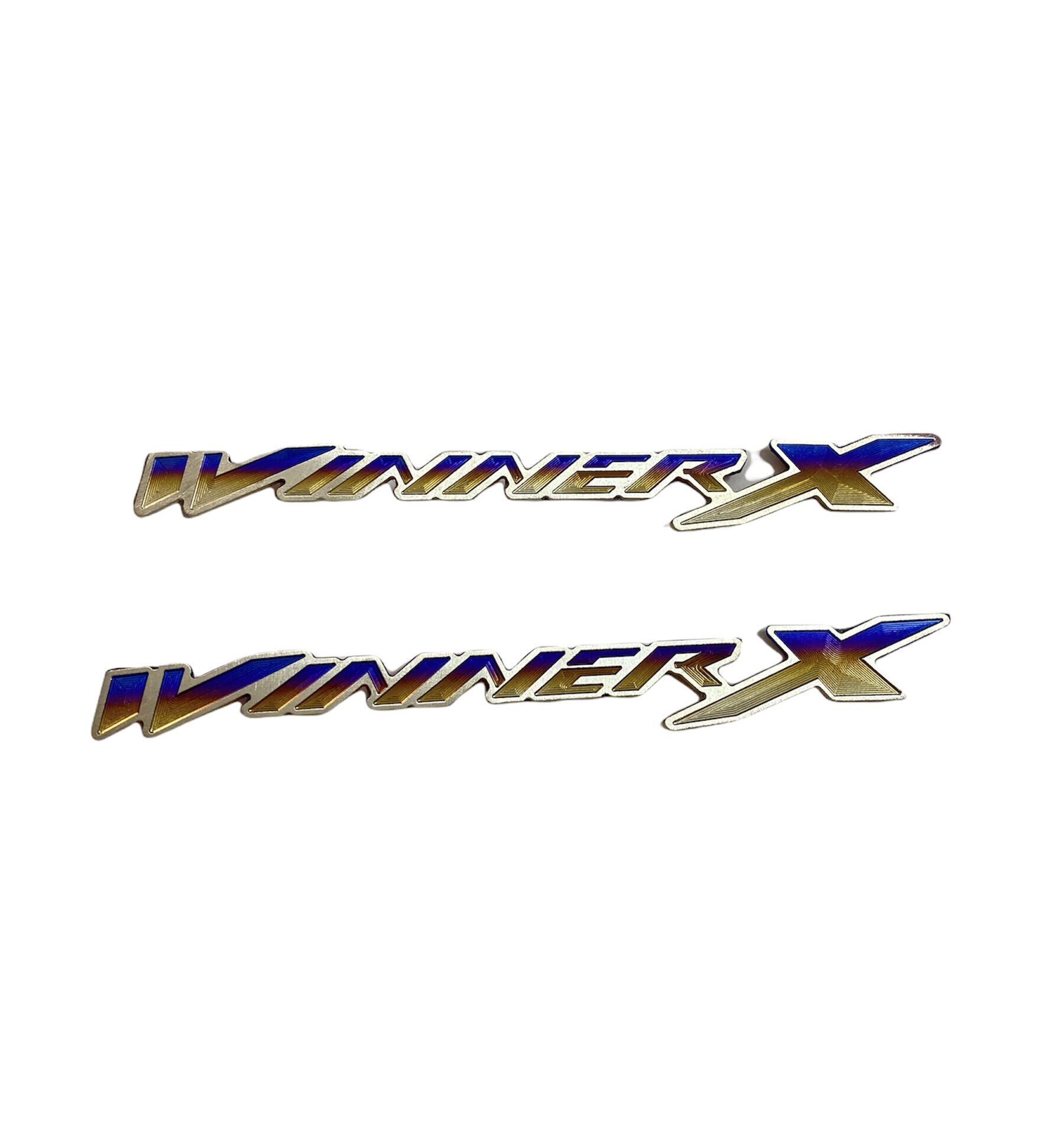 🔥Alloy Logo Emblem Titanium Honda Winner X Vietnam HONDA RS-X RSX 150 ...