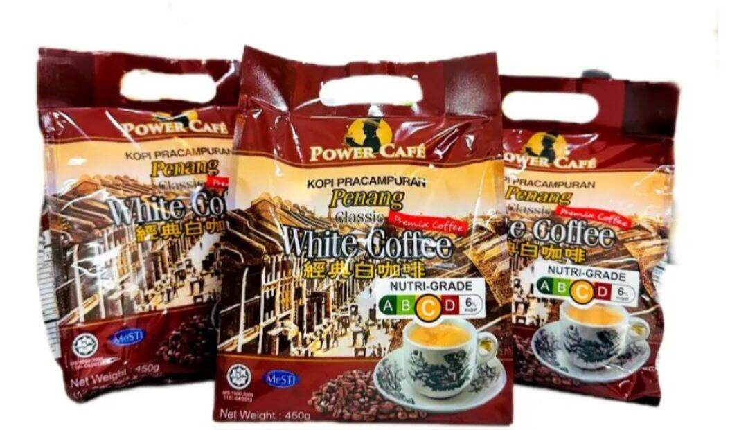 Power cafe kopi pracampuran penang premix white coffee [15 sachets×30g ...
