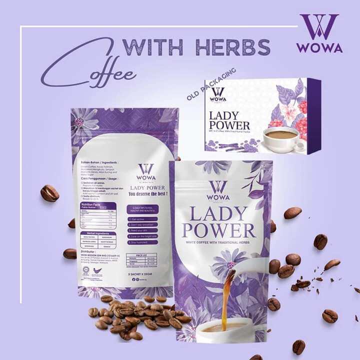 🔥Lady Power Ziplock (5sachet) by Wowa Kurus Sihat tenaga wanita | Lazada