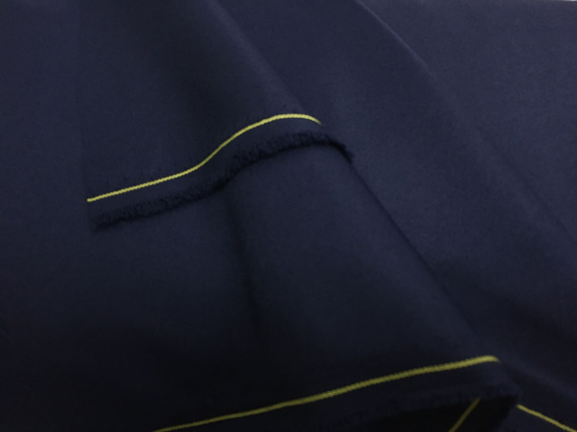 Kain Uniform Jururawat/ Kain Yellow Line- Price for 0.5 METER | Lazada