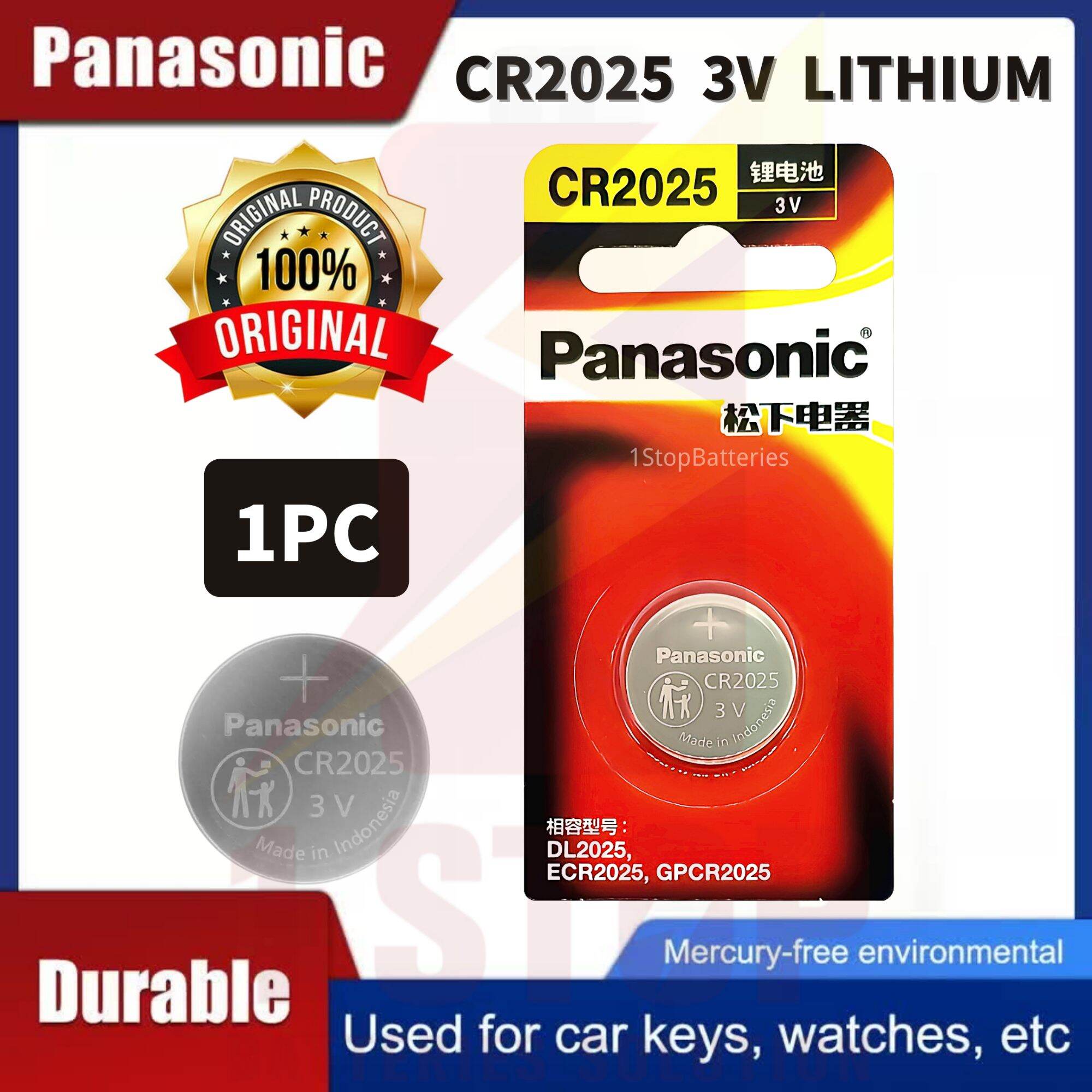 100% Original 3V Lithium Battery (1Card/1pc) CR2016 CR2025 CR2032 CR1220 CR1616 CR1620 CR1632 ...